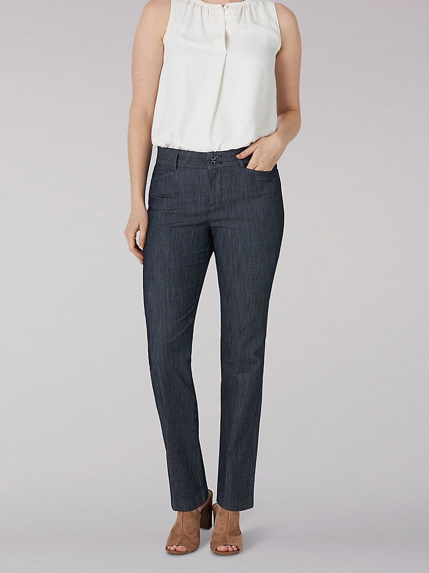 Women's Secretly Shapes Straight Leg Pant (Petite) in Nocturnal ...