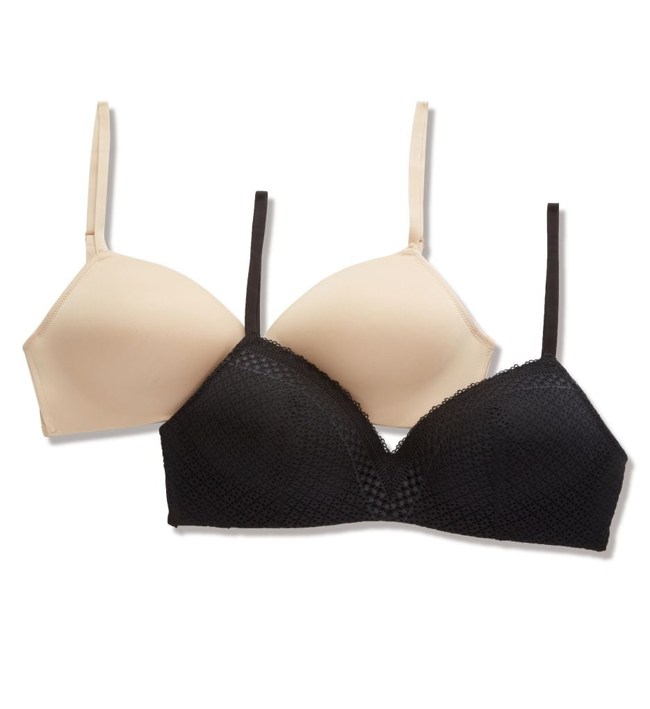 Women's Self Expressions SE0583 Convertible Wireless Bra - 2 Pack ...