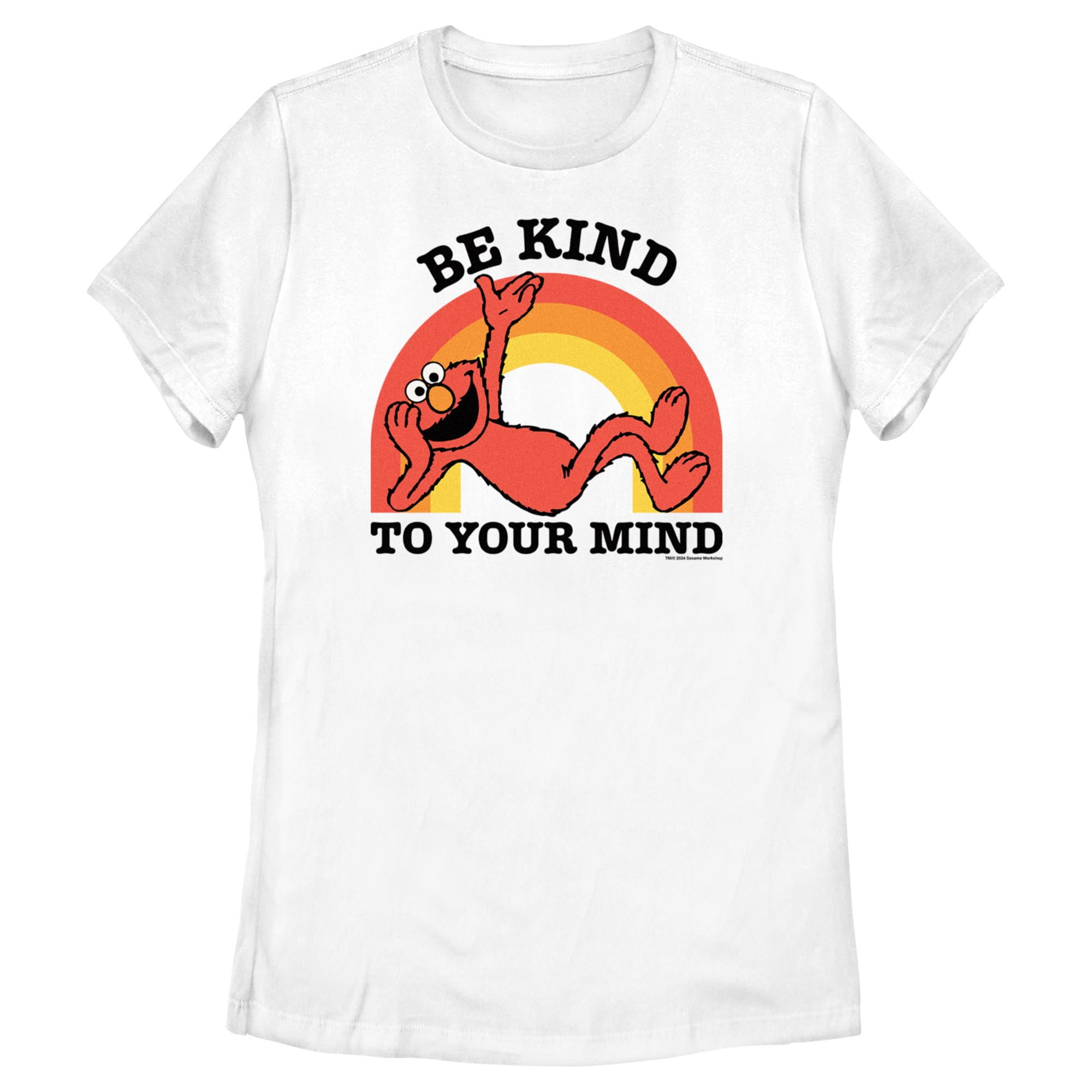 Women's Sesame Street Elmo Be Kind to Your Mind Graphic T-Shirt ...