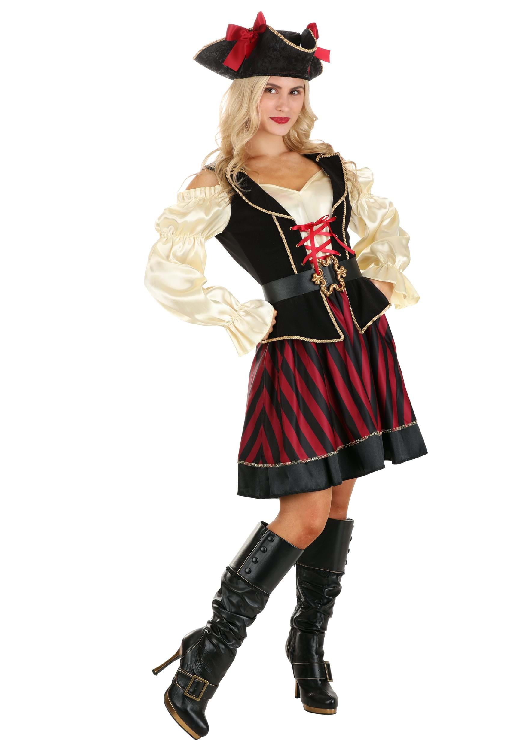 Women's Seven Seas Pirate Costume - Walmart.com