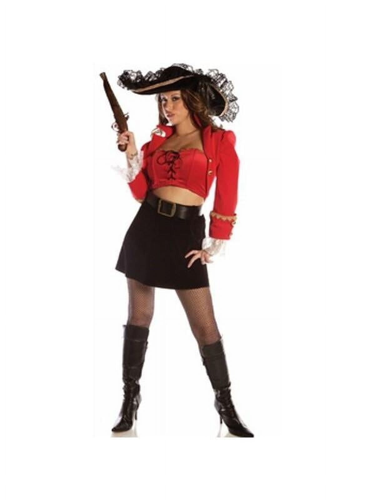 Women's Sexy Captain Ruby Costume - Walmart.com