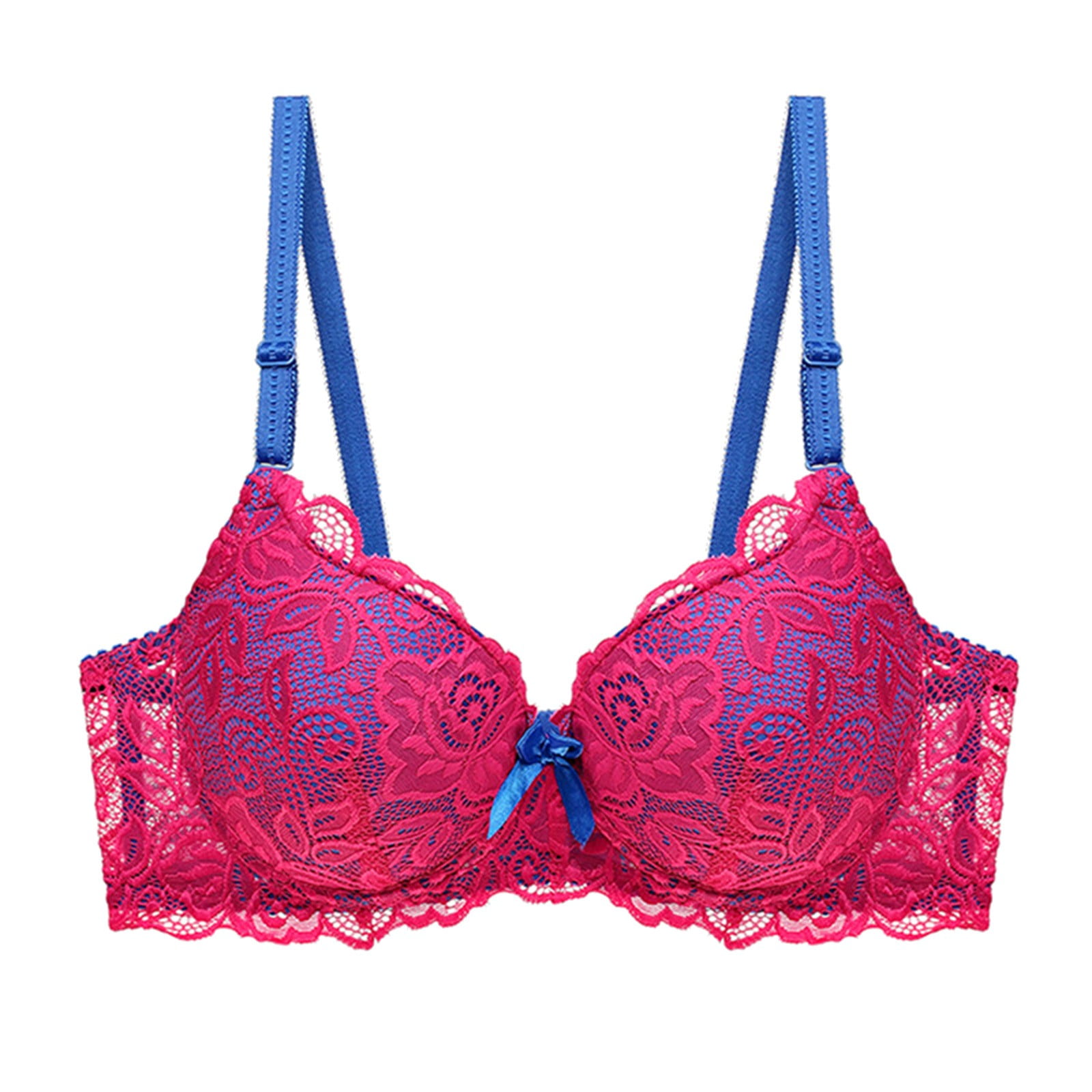 Women's Sexy Lace Bra Large Thin Cup Bra Alternate Border Gathering ...