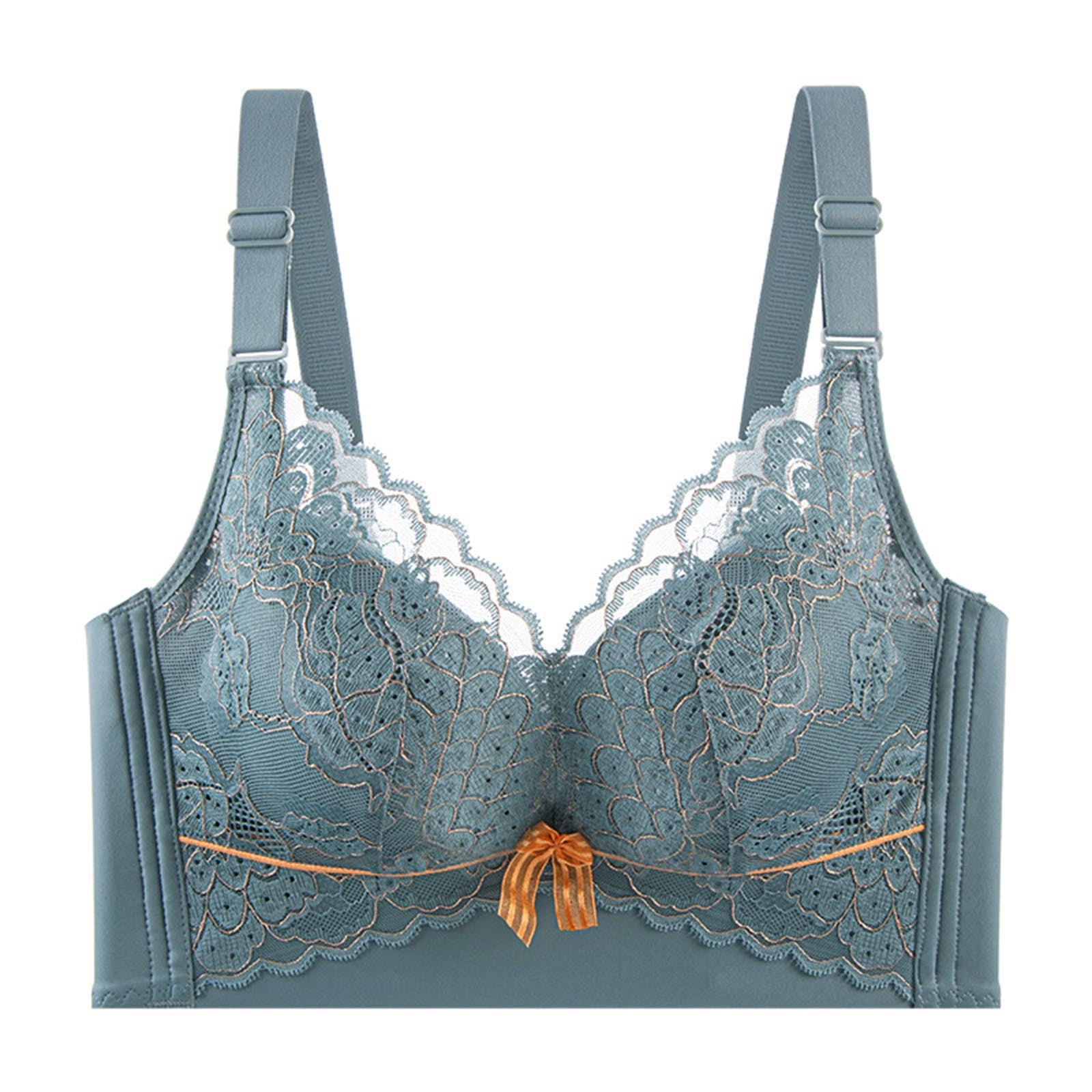 Women's Lace Sheer Bra 2025 Fashion Seamless Breathable Underwear Full ...