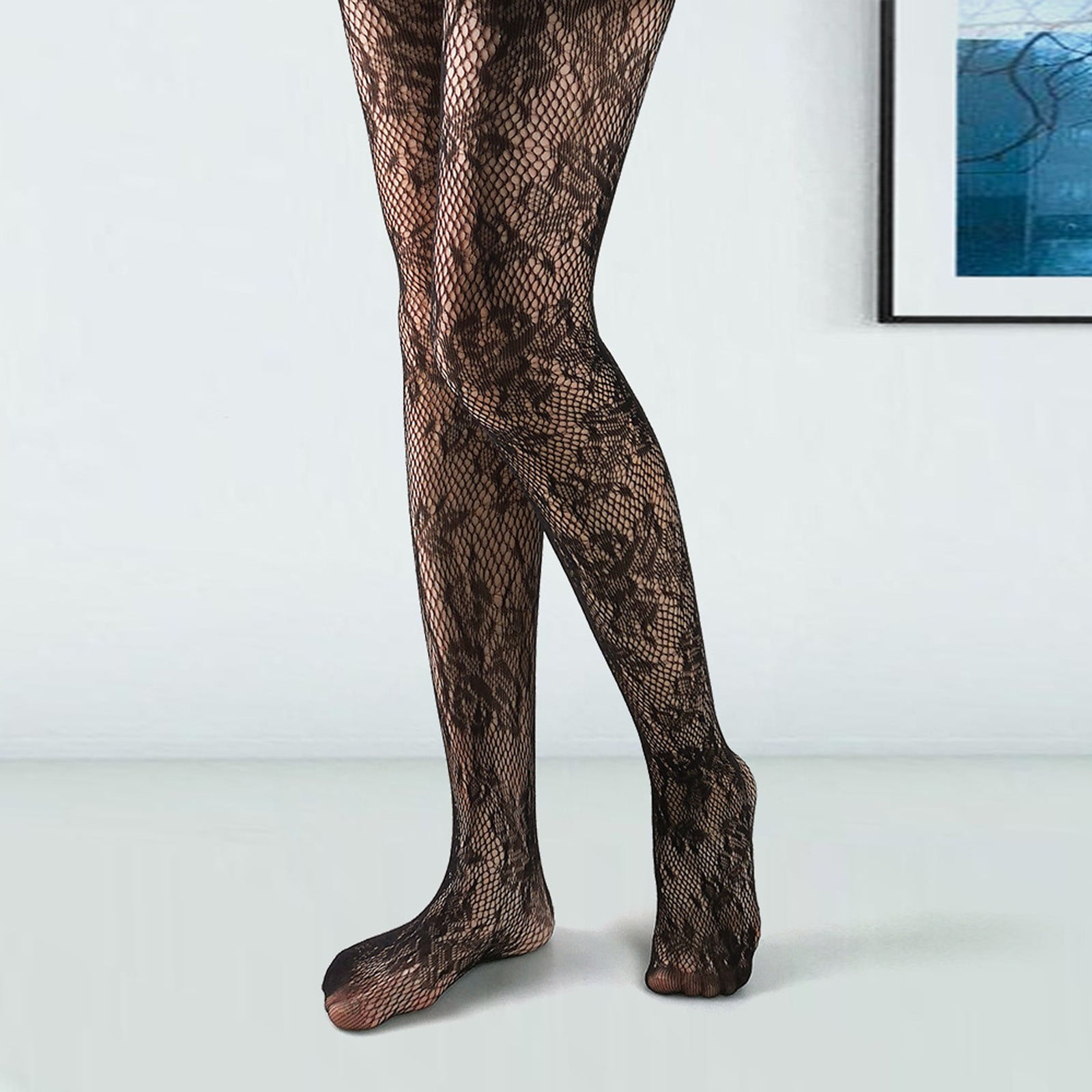 Women's Sexy Pattern Tights Fishnet Point Pantyhose Stockings Seggings Size (without Panties ...