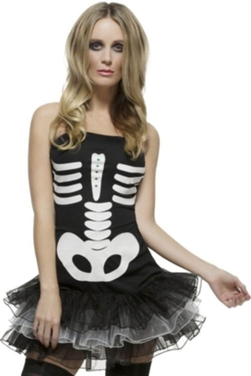 Fever Skeleton Tutu Costume Dress Adult Size Large - Walmart.com