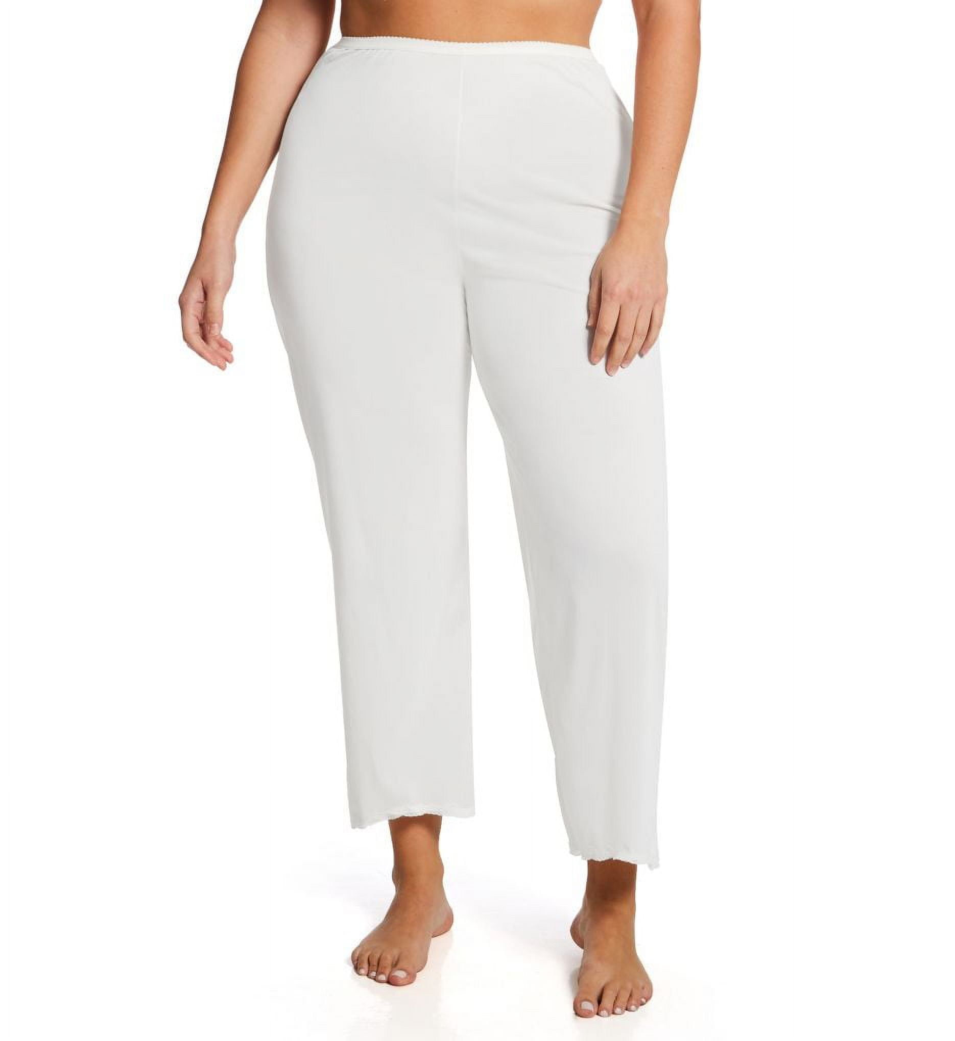 Women's Shadowline 46005X Plus Size Pettipants (White 1X) - Walmart.com