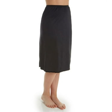 Women's Shadowline 4711638 38 Inch Long Flare Half Slip (White M ...