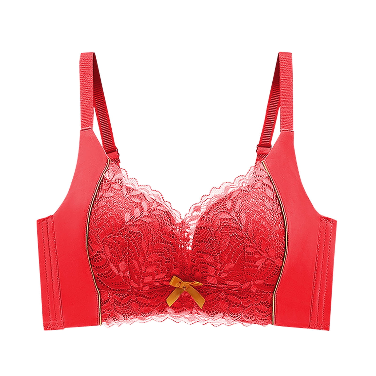 Women's Shape & Support Wirefree Bra Lace Thin Style Ventilate Large ...