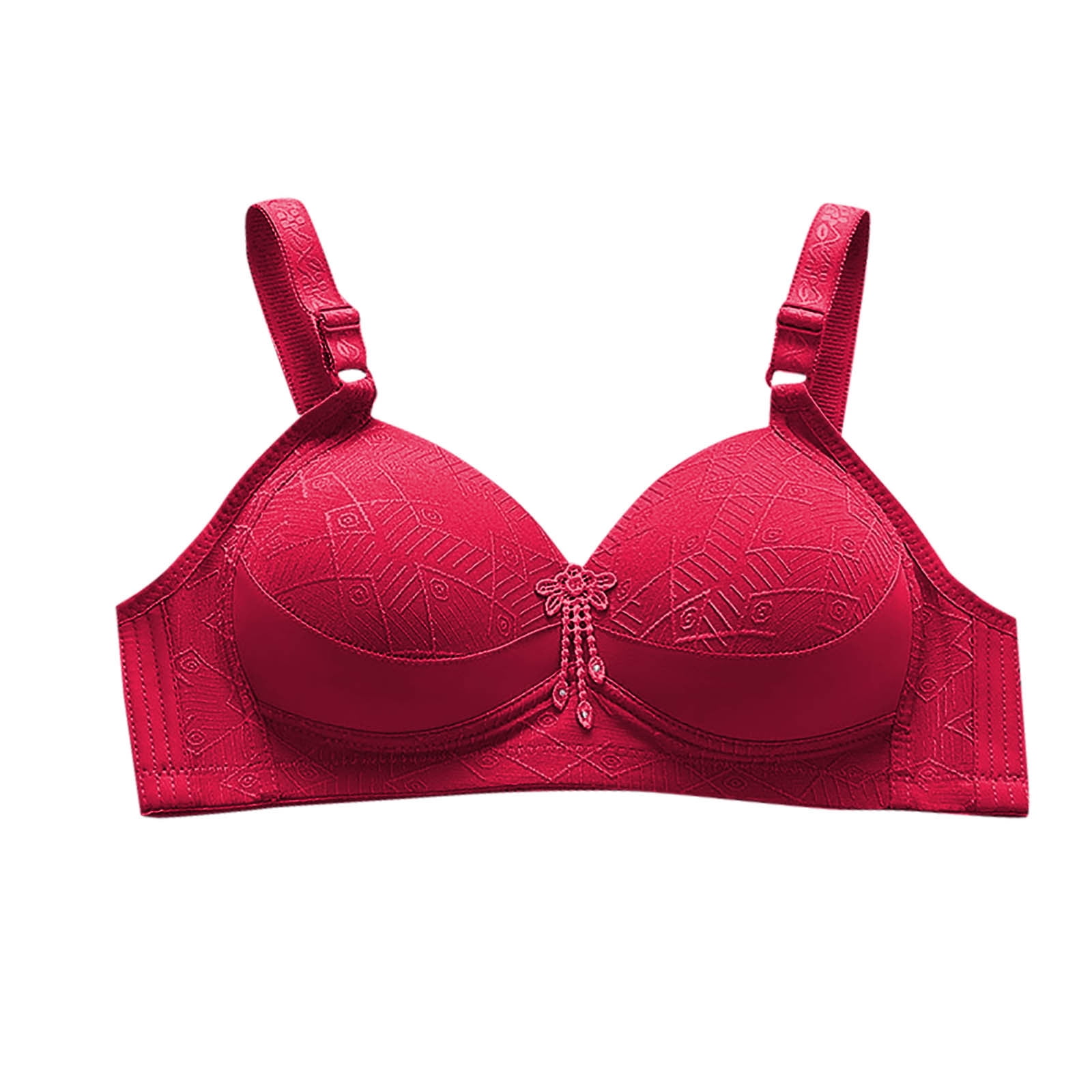 Women's Shape & Support Wirefree Bra Lace Thin Style Ventilate Large ...