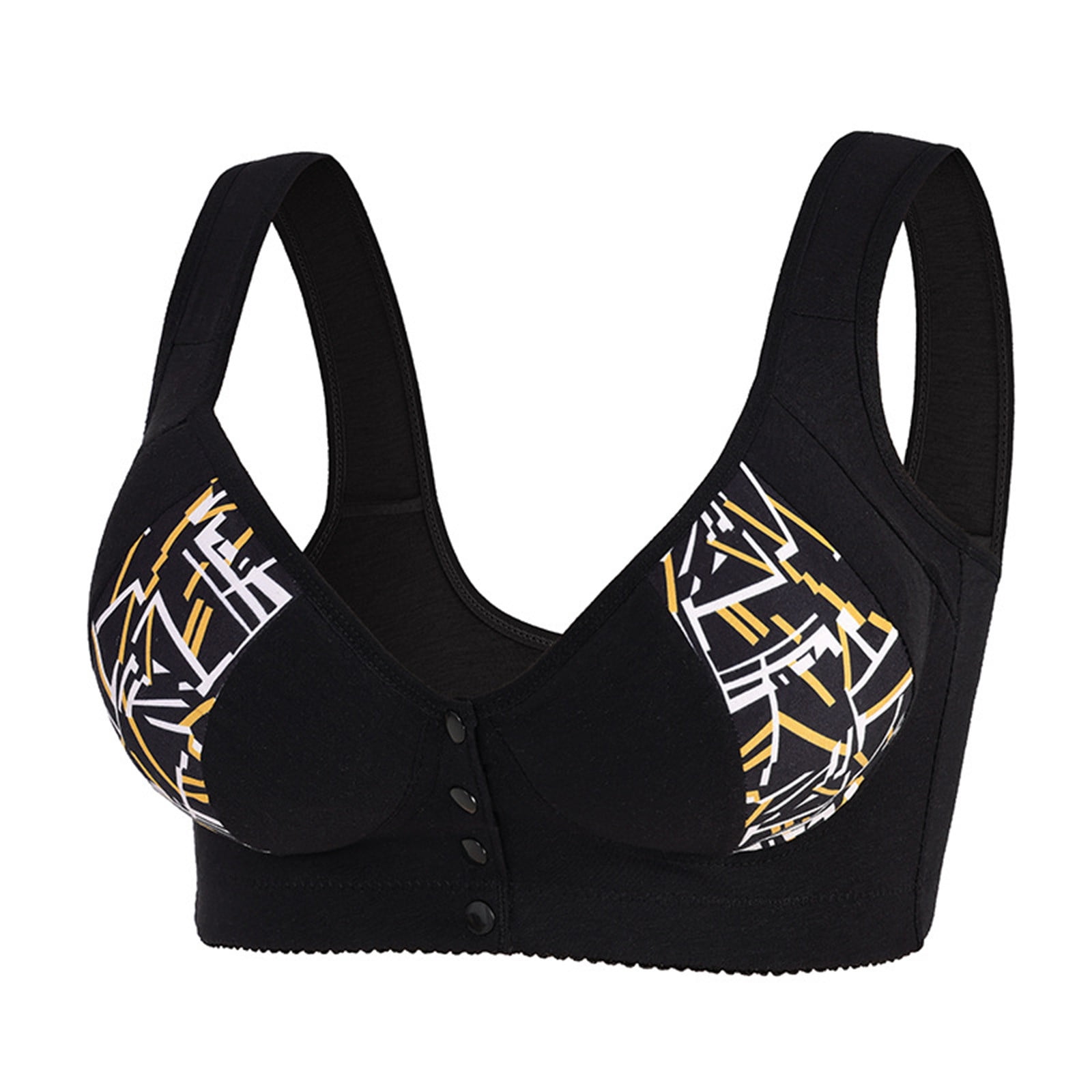 Women's Shape & Support Wirefree Bra Printing Thin Style Ventilate ...