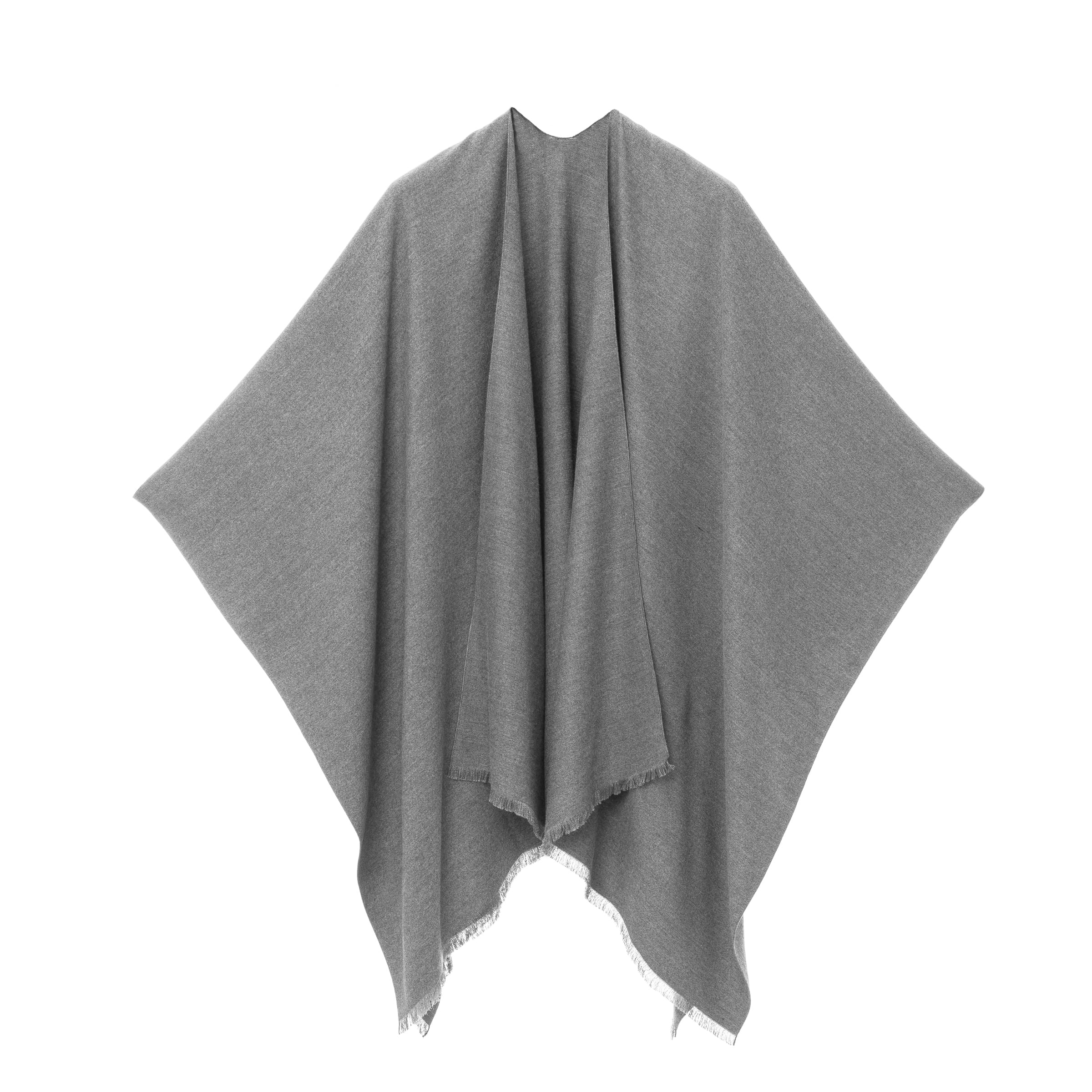 Women's Shawl Wrap Poncho for Cape Ruana for Travel Plane Blanket ...