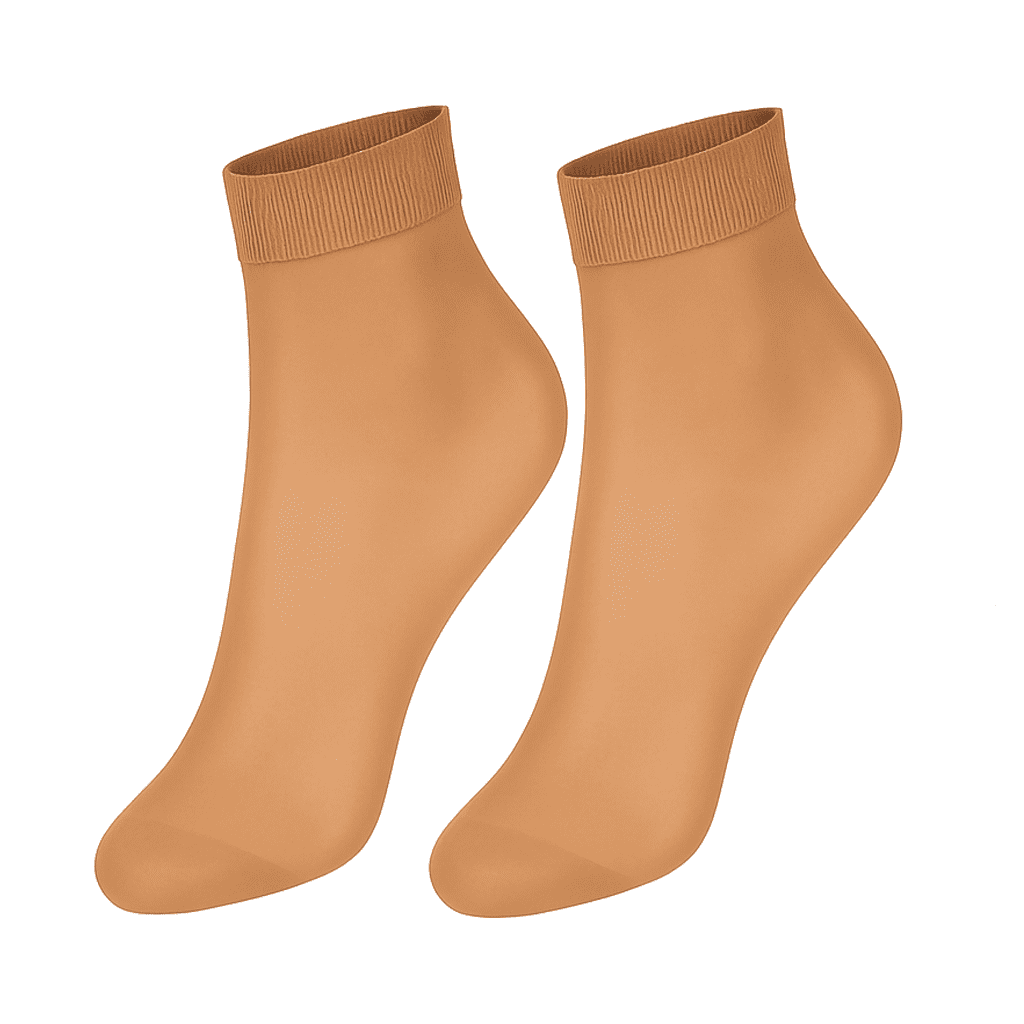 Women’s Sheer Ankle Socks 10 Pairs Transparent Nylon Mesh Hosiery ...
