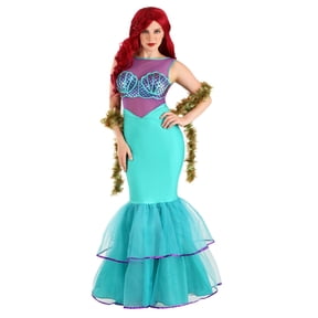 Magical Mermaid Sparkle Tail DELUXE Costume - Walmart.com