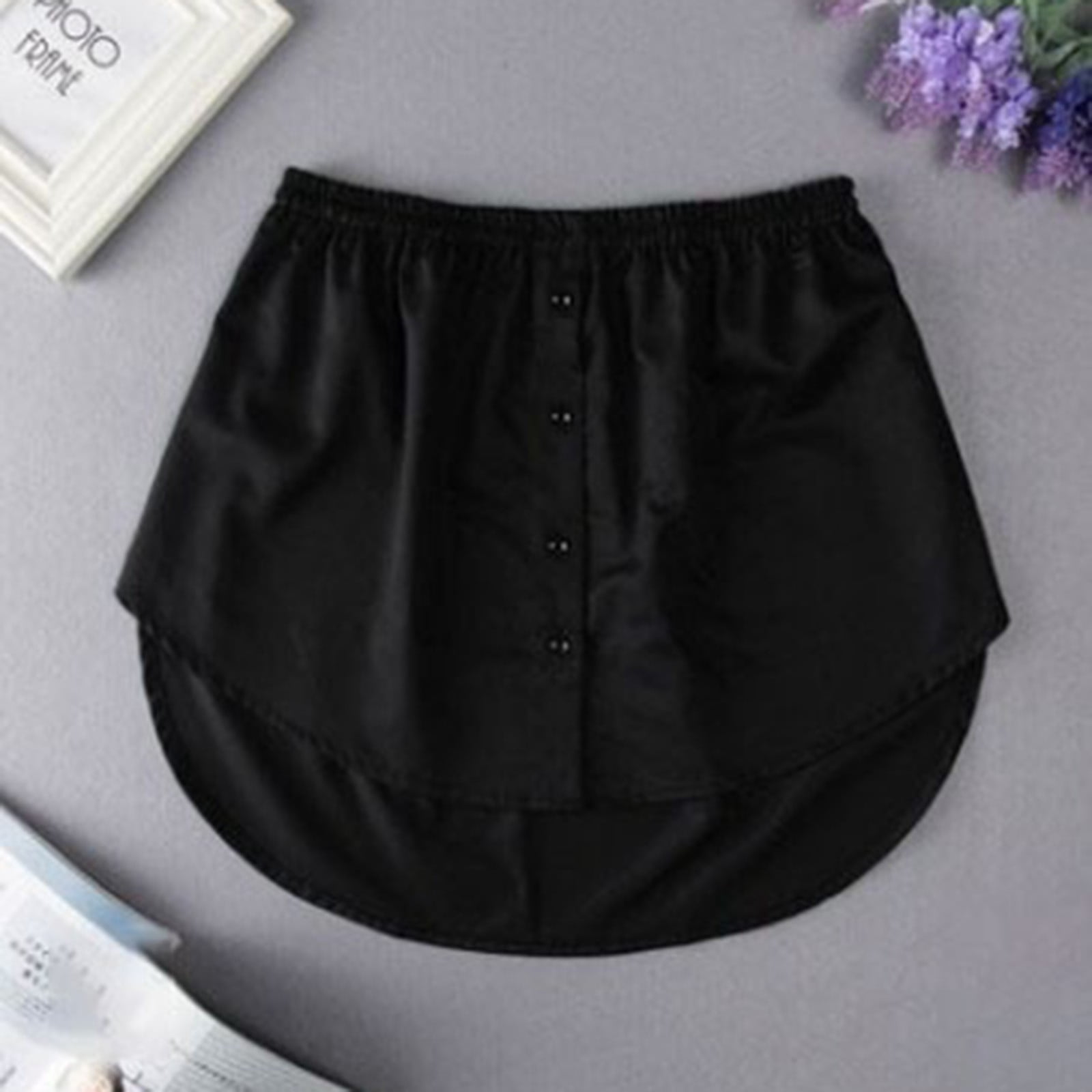 Women's Shirt Extension Skirt Shirt Extension Blouse Skirt Blouse ...