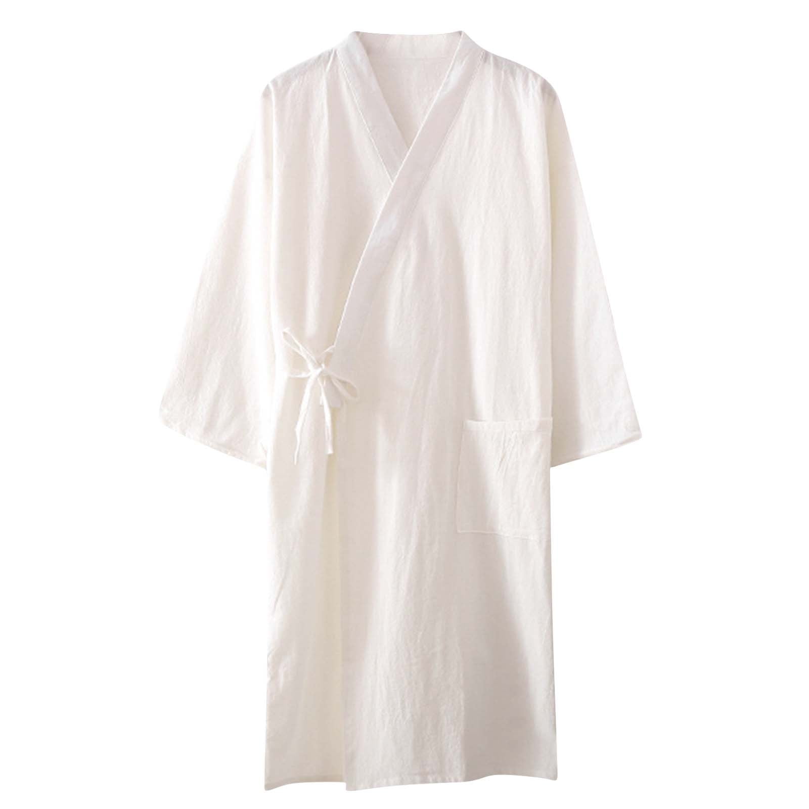 Women's Short Robes Bathrobe Lightweight Kimono Robes Soft Sleepwear ...