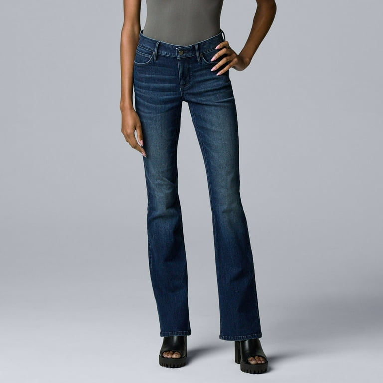 Women's Simply Vera Vera Wang Stretch Bootcut Jeans Color Women's Simply Vera Vera Wang Stretch Bootcut Jeans Color