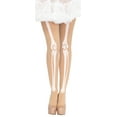 Halloween Women's Skeleton Print Bone Tights, White, One Size - Walmart.com