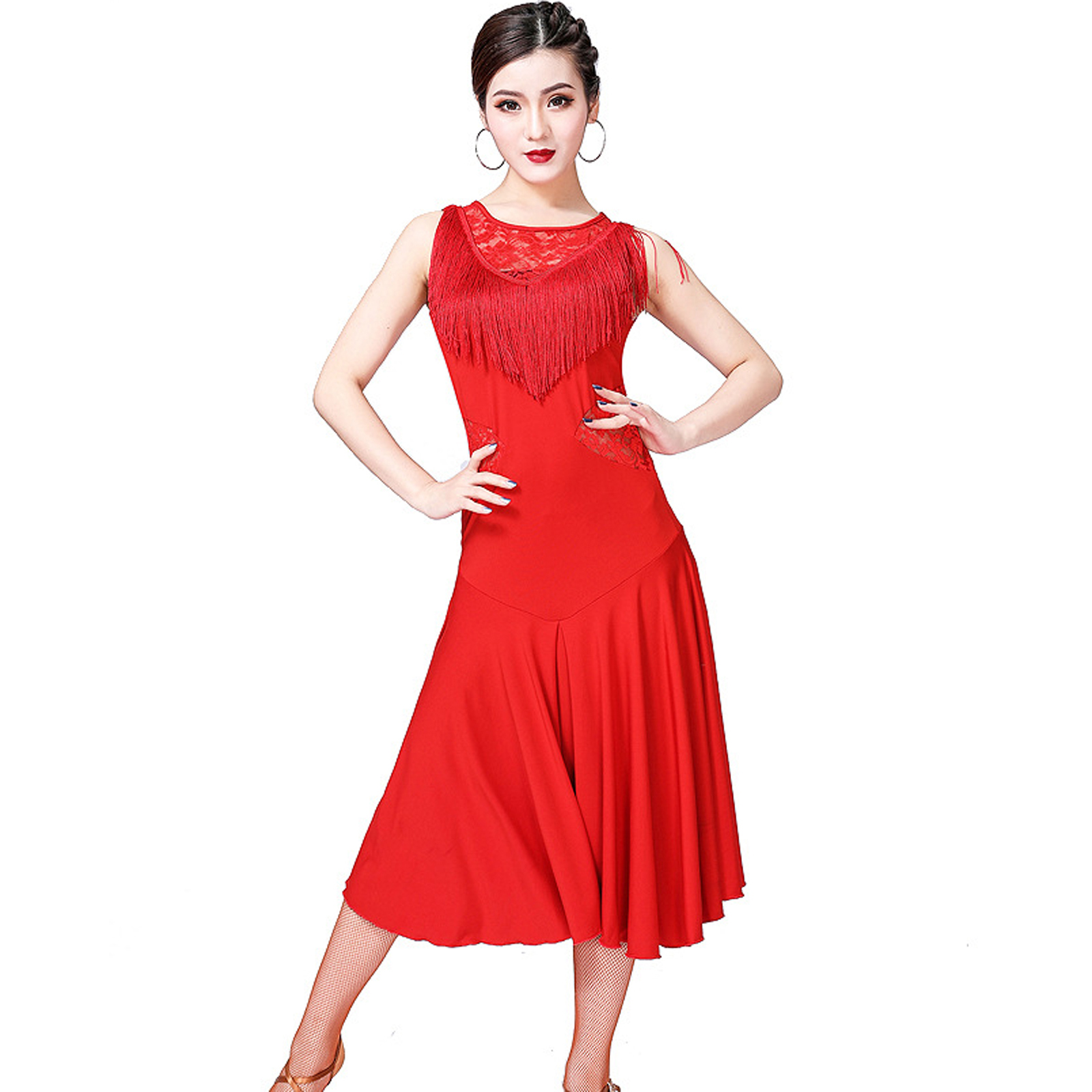 Women's Sleeveless Lace Cocktail Dress, Sexy Evening Party Gown, Flower ...
