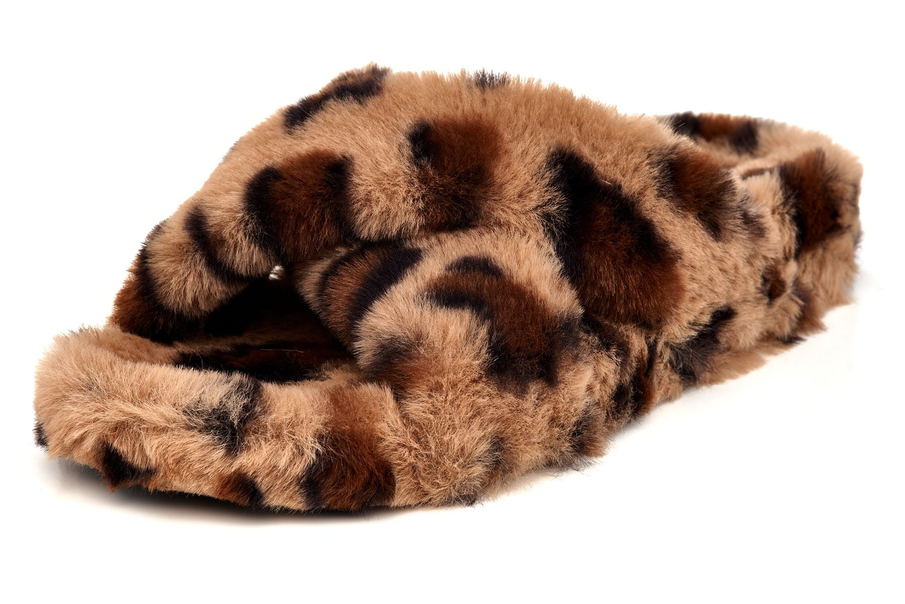 Women's Slide Sandals Comfort Fur Sandal Open Toe Sandal for Women Slip ...