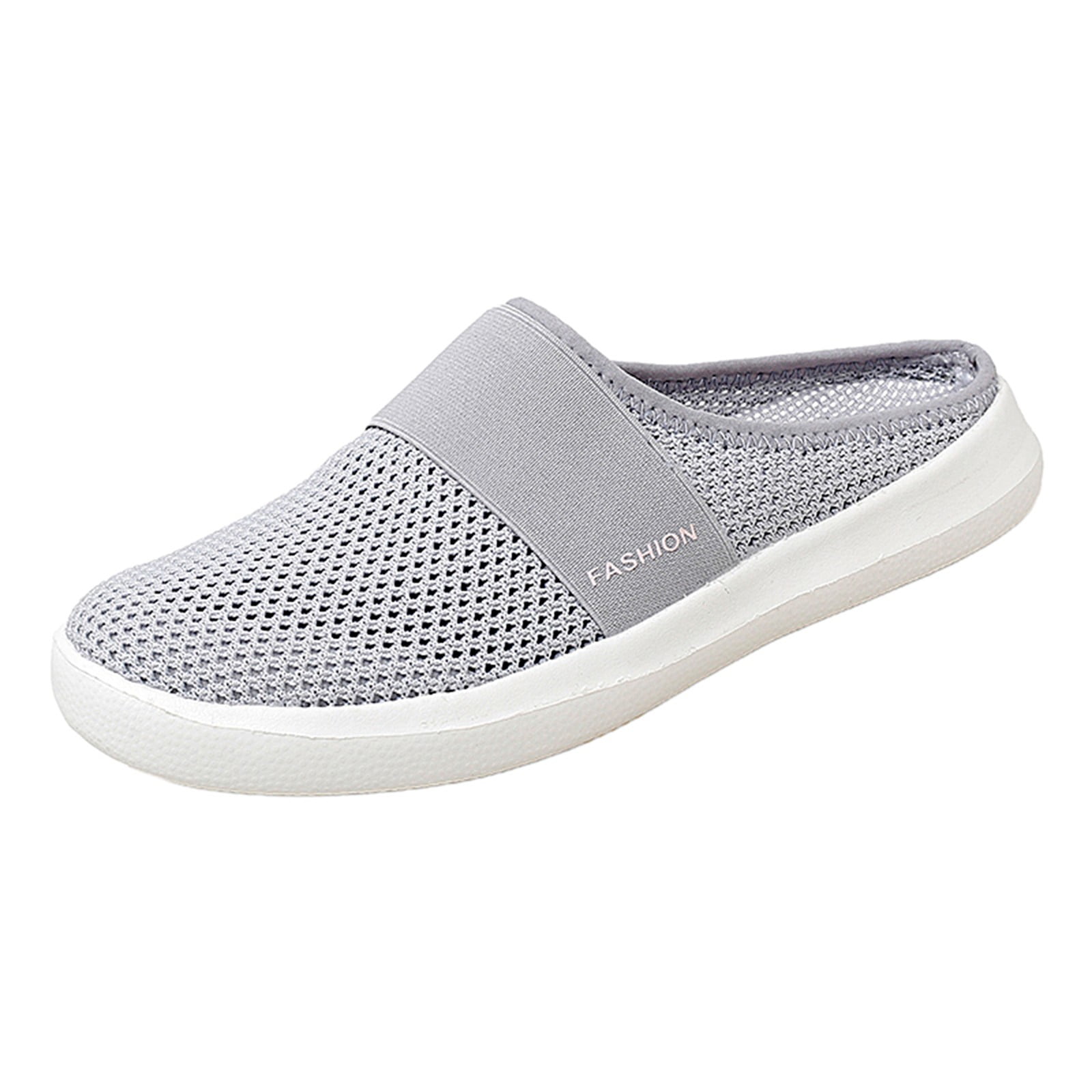 Women's Slip on Sneakers Comfort Walking Shoes Breathable Slippers ...