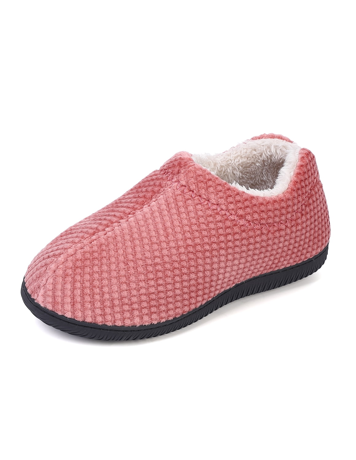 Women's Slipper Memory Foam Loafer Slippers Fleece Closed Back House ...