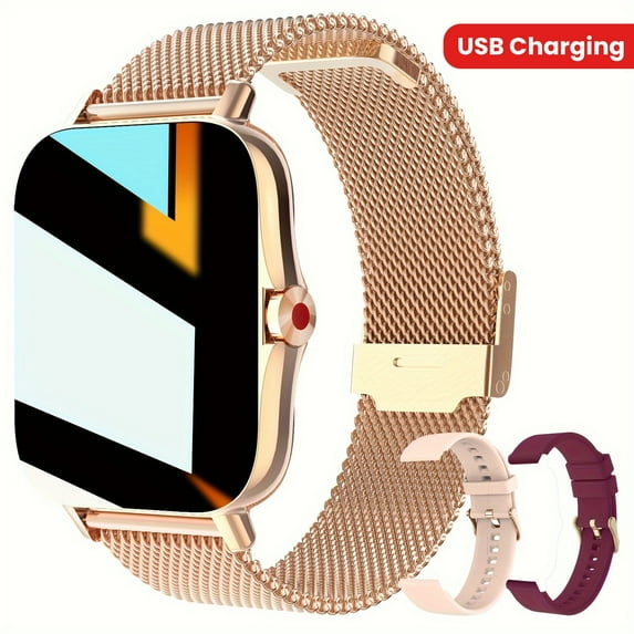 Women's Smartwatch, BT Call & Text Alerts, AI Voice, Fitness Tracker ...