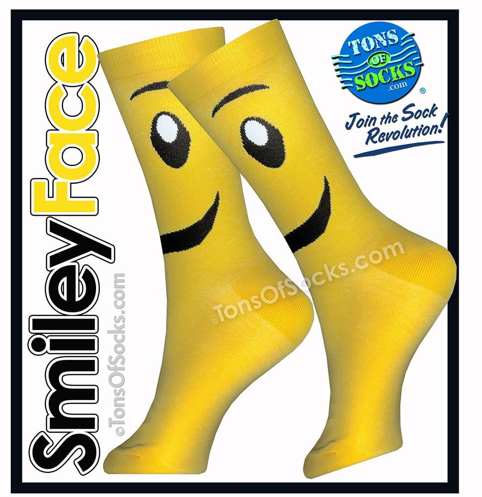 Women's Smiley Face Socks - Walmart.com