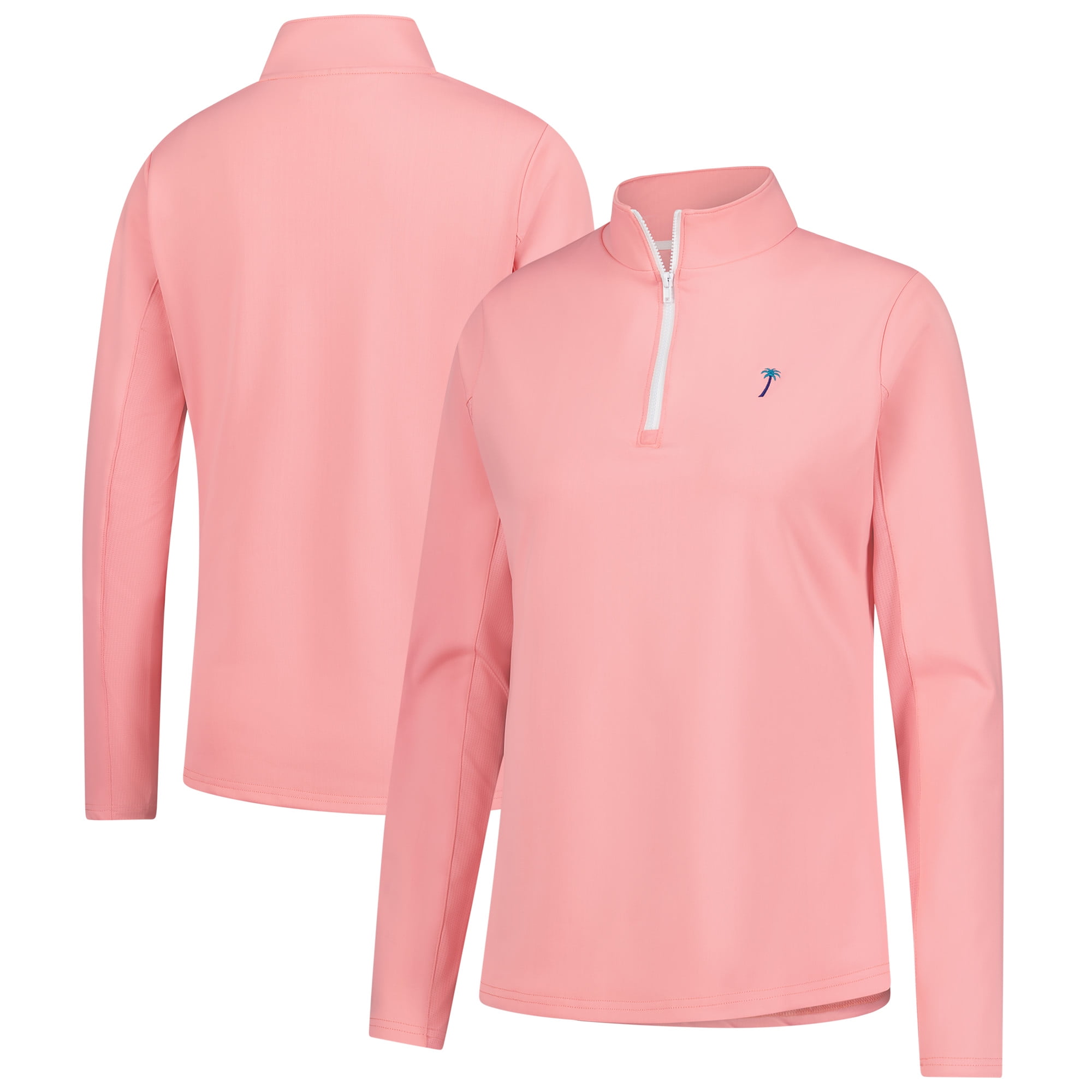 Women's-Smith & Quinn Pink Cognizant Classic Ava Quarter-Zip Pullover ...