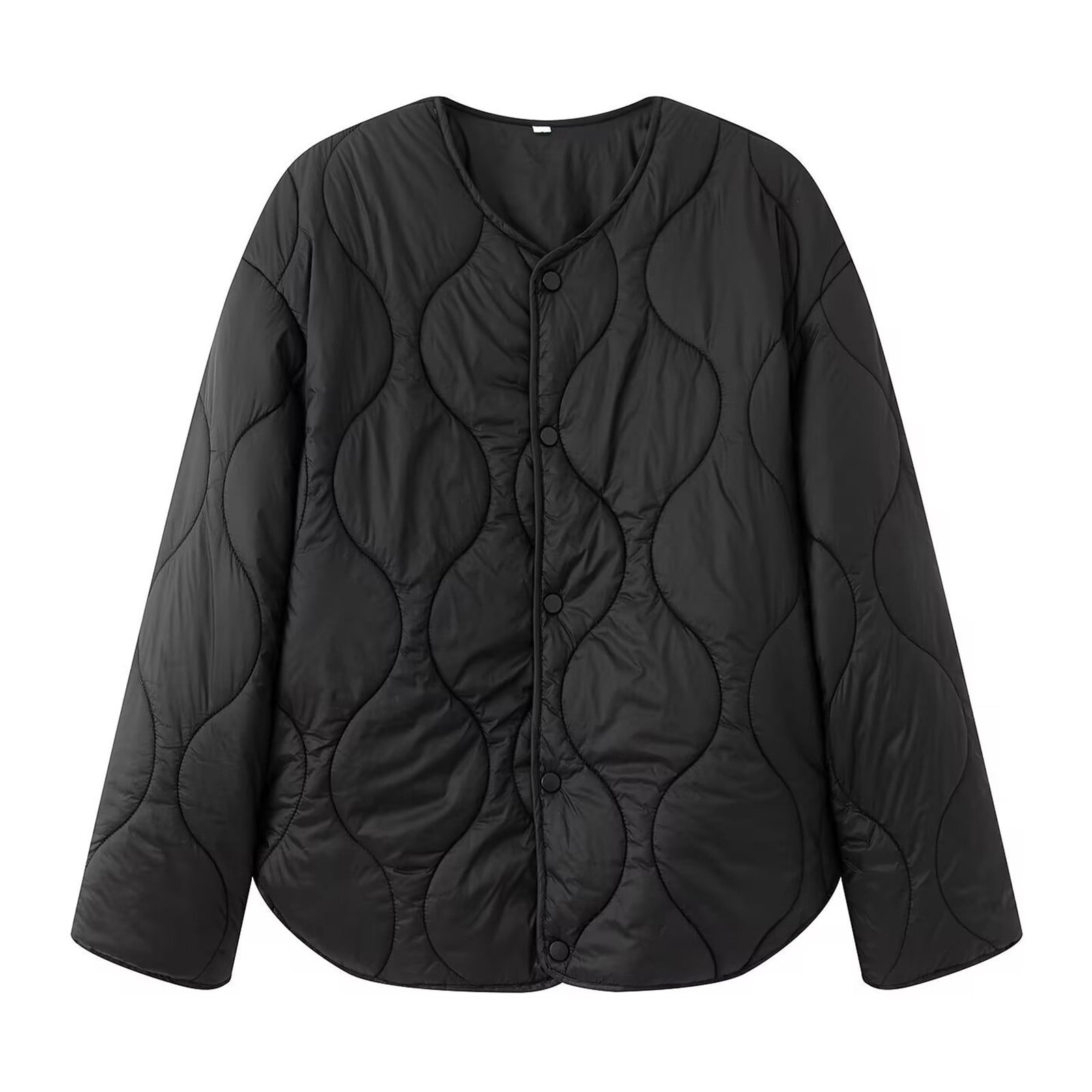 Women's Snap Up Jacket Lightweight Comfy Fall 2025 Fashion Scrubs ...