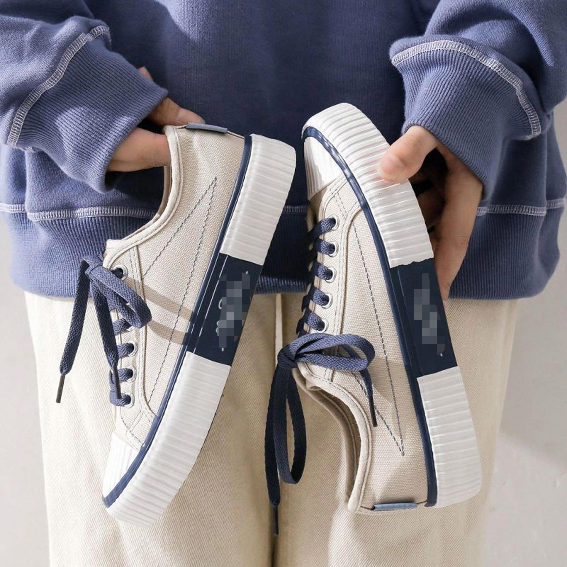 Women's Sneaker Platform Shoes with Colorblock Retro Contrast Colors ...