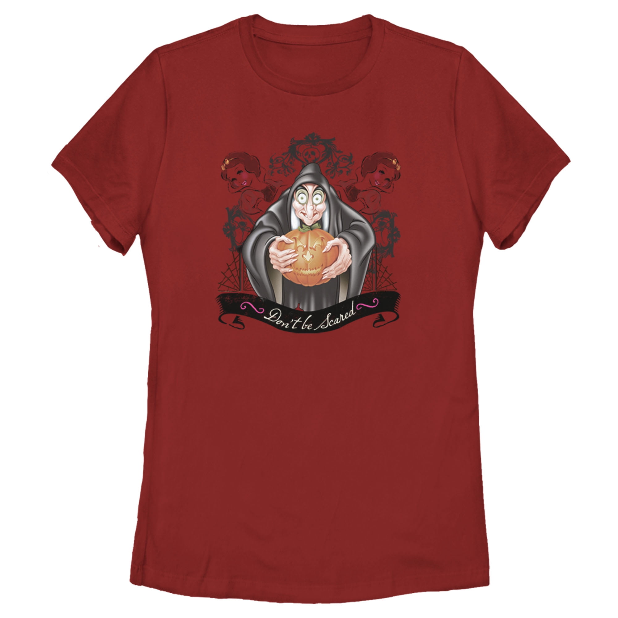 Women's Snow White and the Seven Dwarfs Evil Queen Pumpkin Graphic Tee ...
