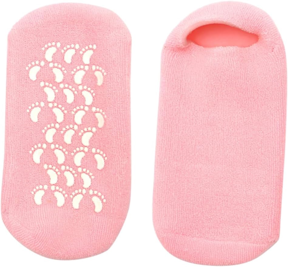 Women’s Socks 1 Pair Foot Spa Socks Dry Feet Socks Massage Gel Feet ...