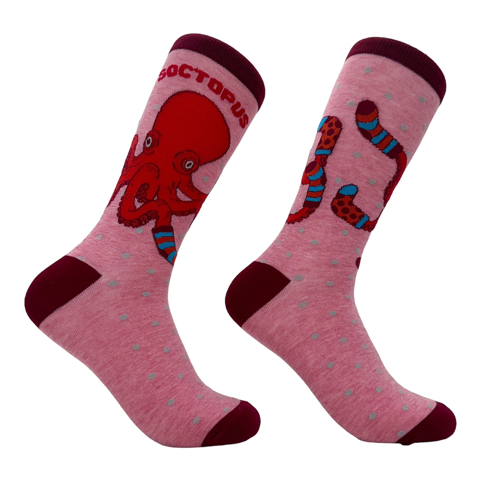 Women's Soctopus Socks Funny Deep Sea Octopus Joke Footwear - Walmart.com