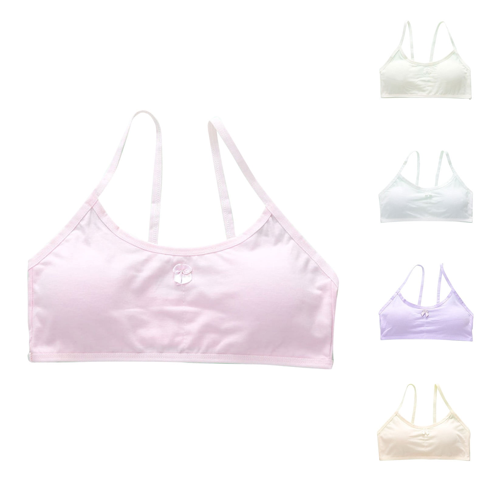 Women's Soft Cotton Camisole Bra - Comfortable All-Day Wear for Teens ...