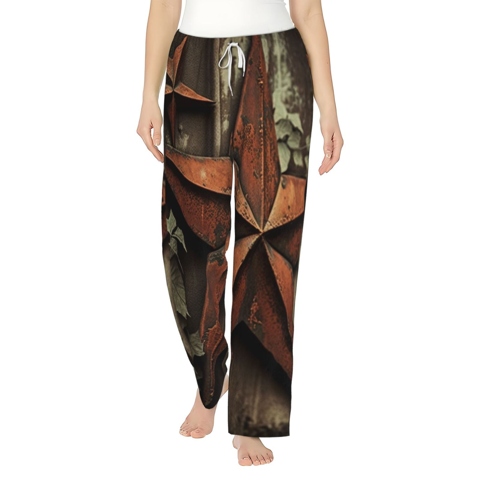 Women's Soft Pajama Pants Comfy Long Flannel Sleep Lounge, Vintage ...
