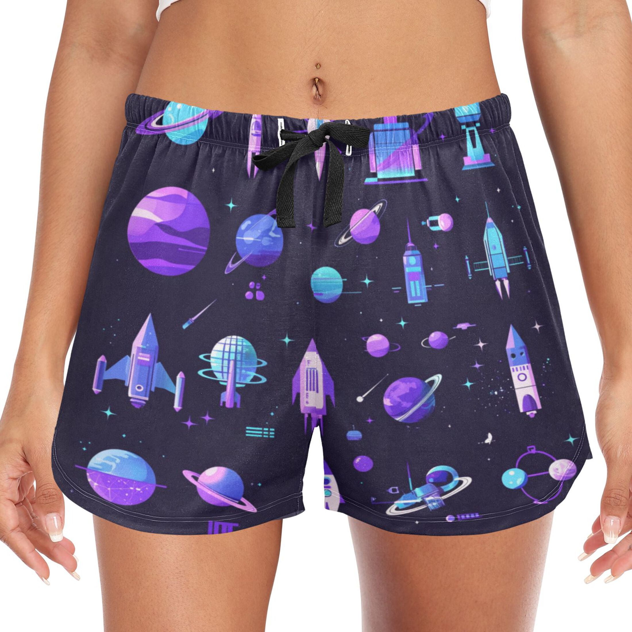 Women's Soft Sleep Shorts Relaxed Fit Lounge Pajama Bottoms Shorts for ...