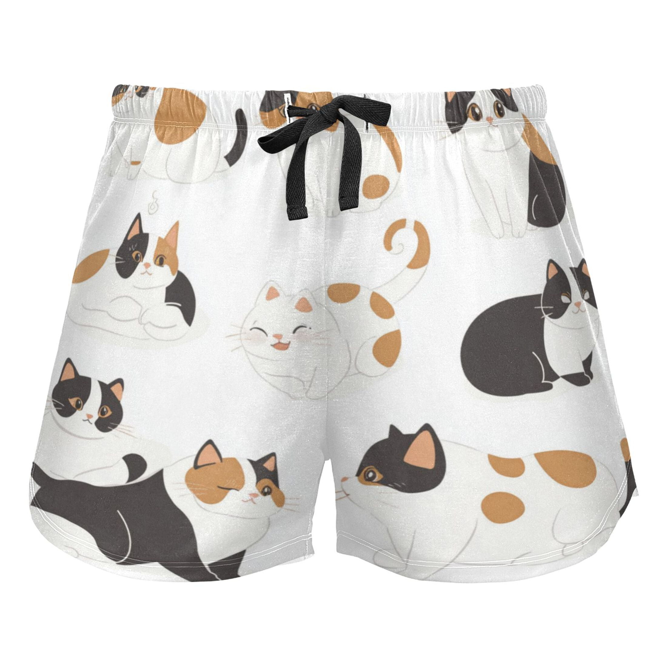 Women's Soft Sleep Shorts Relaxed Fit Lounge Pajama Bottoms Shorts for ...