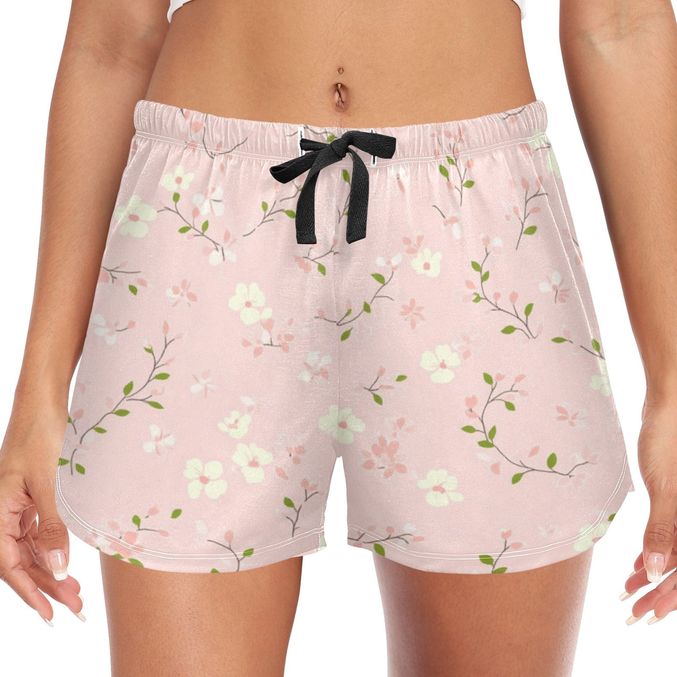 Women's Soft Sleep Shorts Relaxed Fit Lounge Pajama Bottoms Shorts for ...