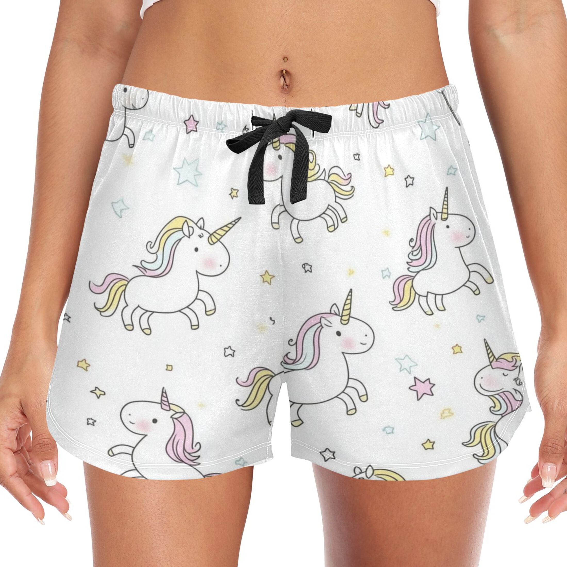 Women's Soft Sleep Shorts Relaxed Fit Lounge Pajama Bottoms Shorts for ...