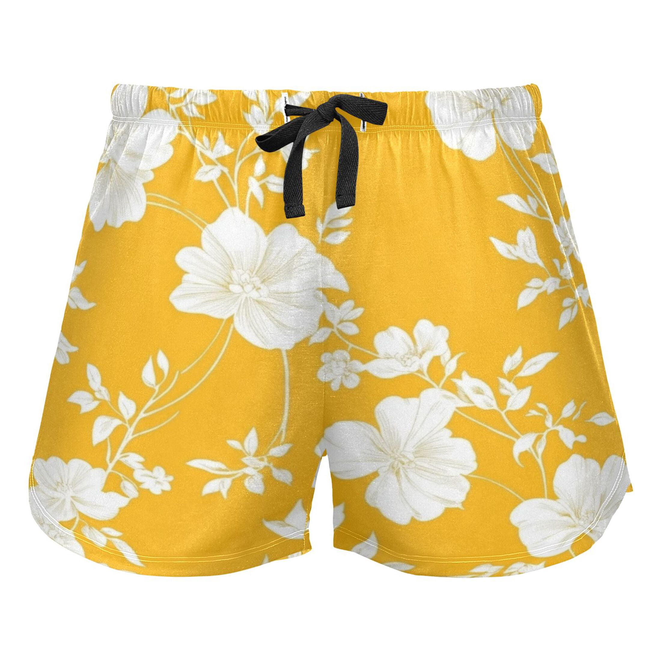 Women's Soft Sleep Shorts Relaxed Fit Lounge Pajama Bottoms Shorts for ...