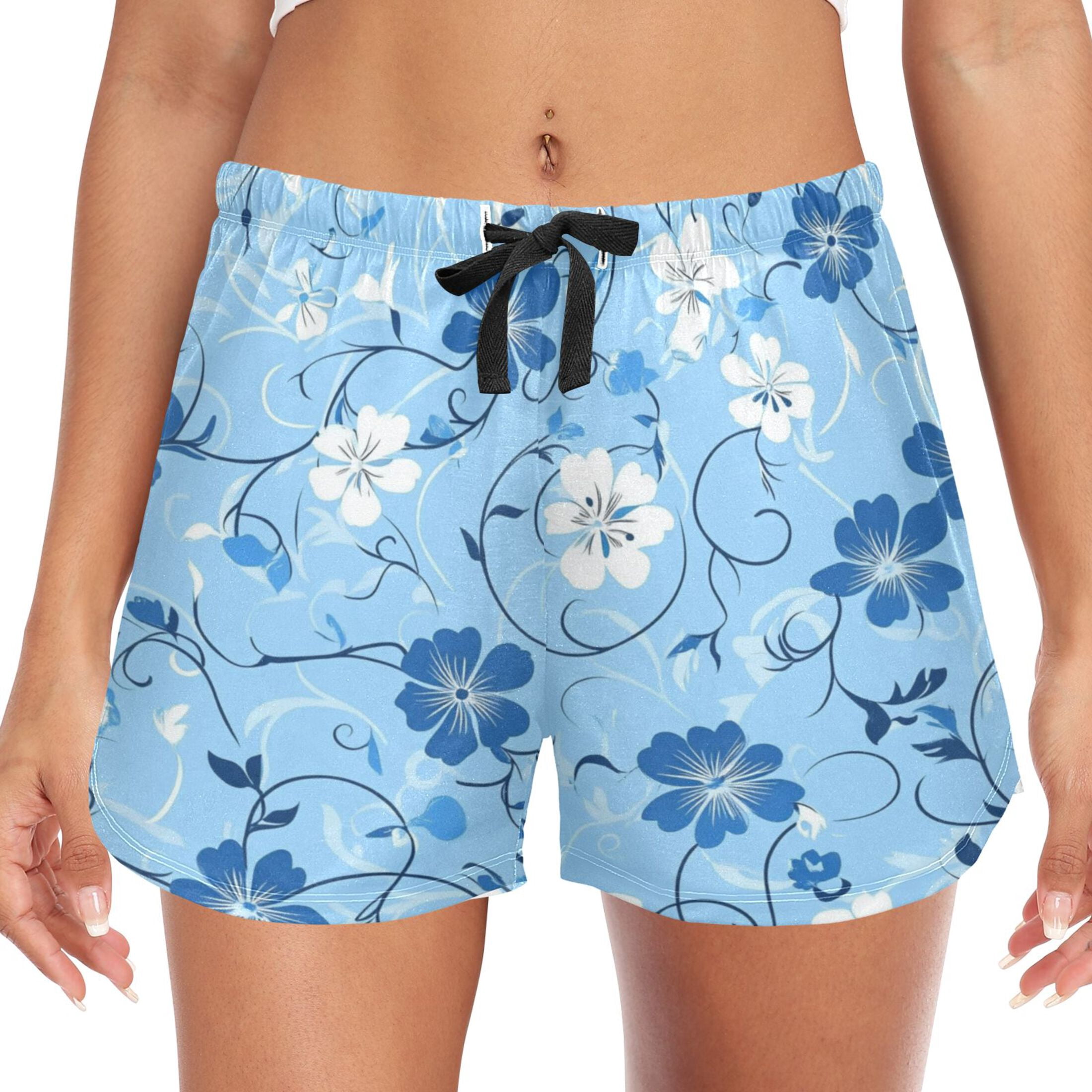 Women's Soft Sleep Shorts Relaxed Fit Lounge Pajama Bottoms Shorts for ...