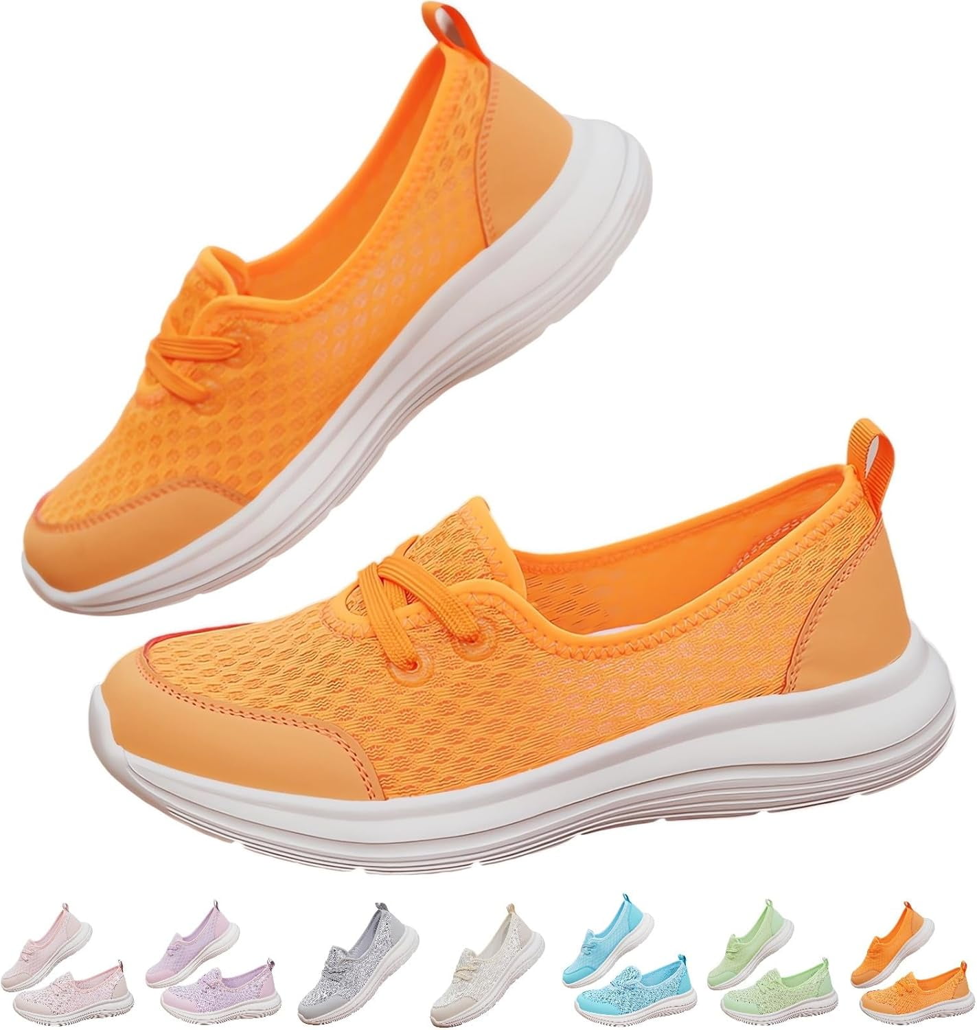 Women's Soft Sole Mesh Comfort Orthopedic Shoes - 2024 New Slip-on ...
