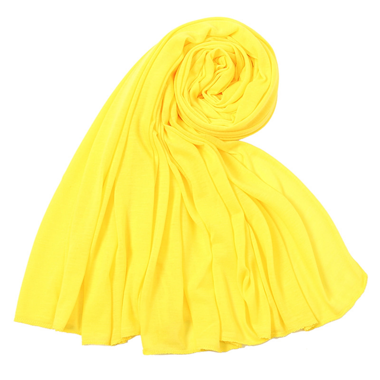 Women's Solid Color Scarf Warm Head Wrap Scarf for Cold Days & Daily ...