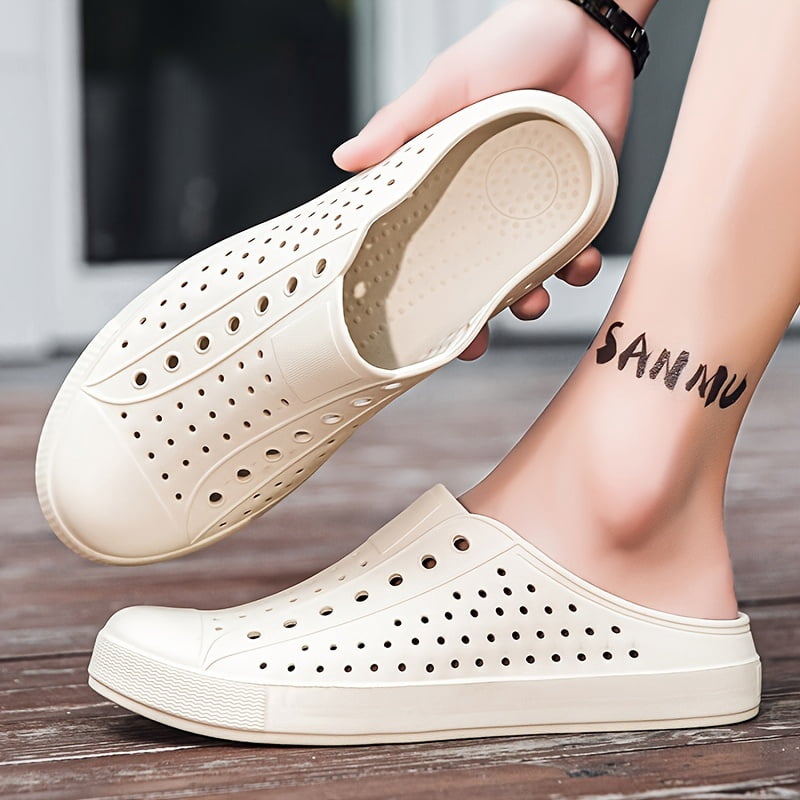 Women's Solid Color Soft Sole Platform EVA Clogs, Closed Toe Home ...