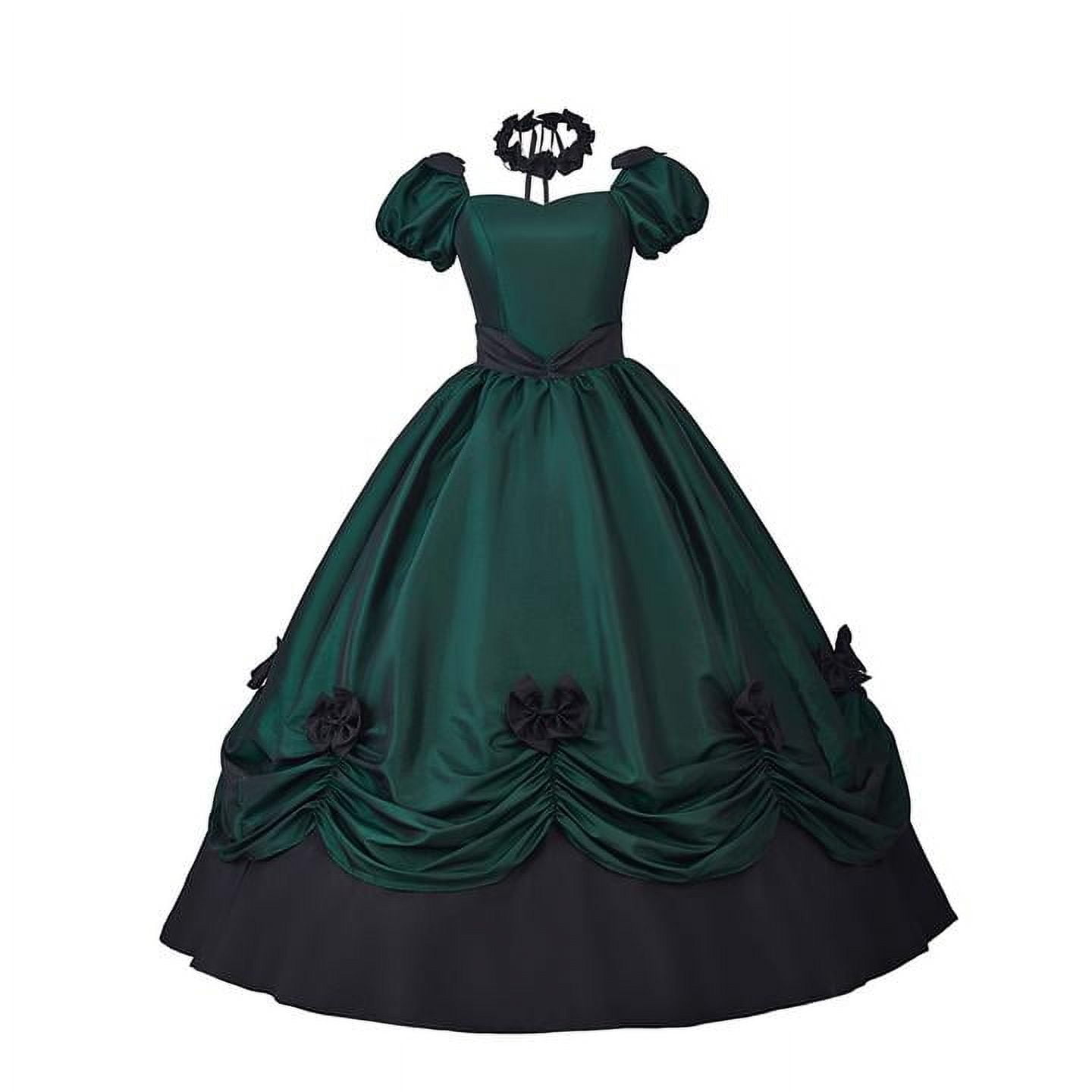 Women's Southern Belle Victorian Dress Gothic Rococo Masquerade Prom ...