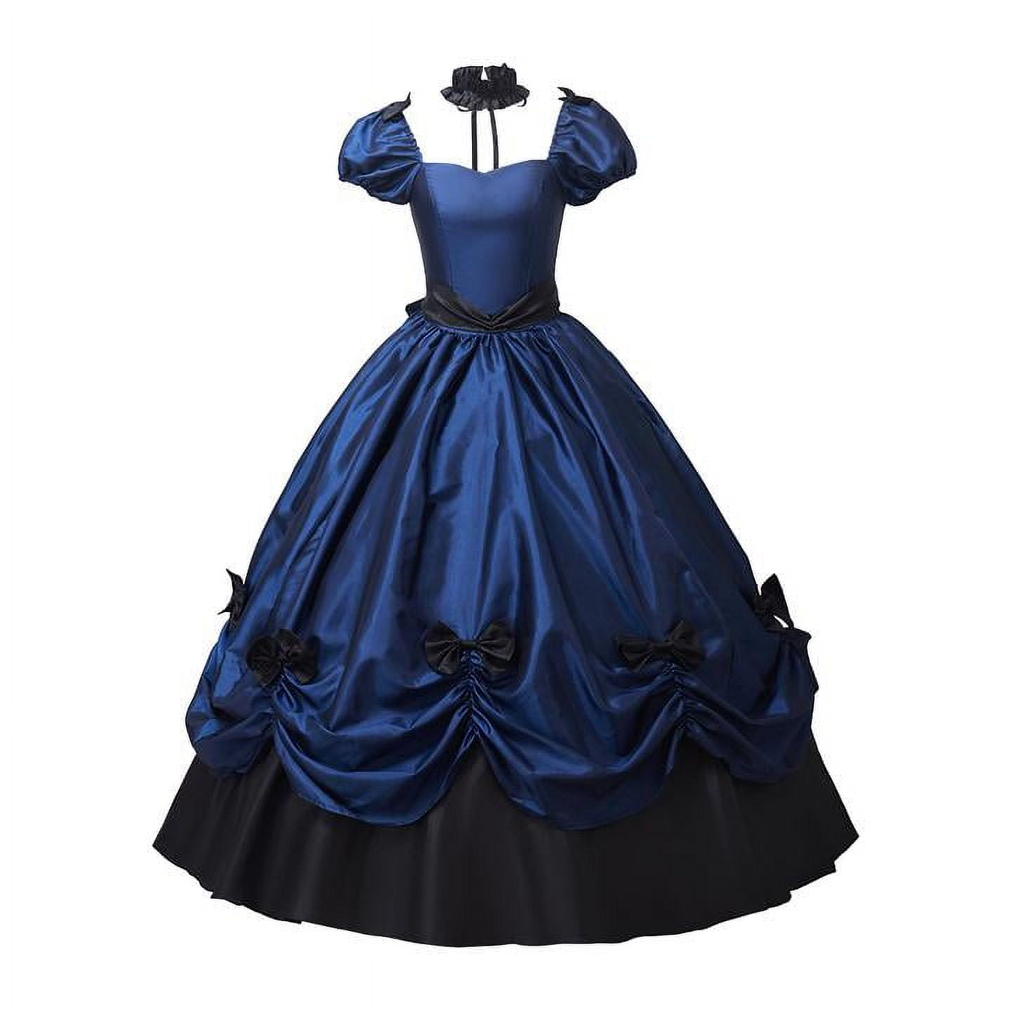 Women's Southern Belle Victorian Dress Gothic Rococo Masquerade Prom ...