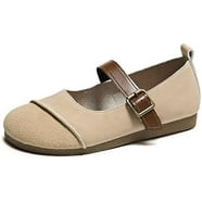 Bocca Girl's Golden Pu Ballet Flat Ankle Strap Ballerina Flat Shoes ...