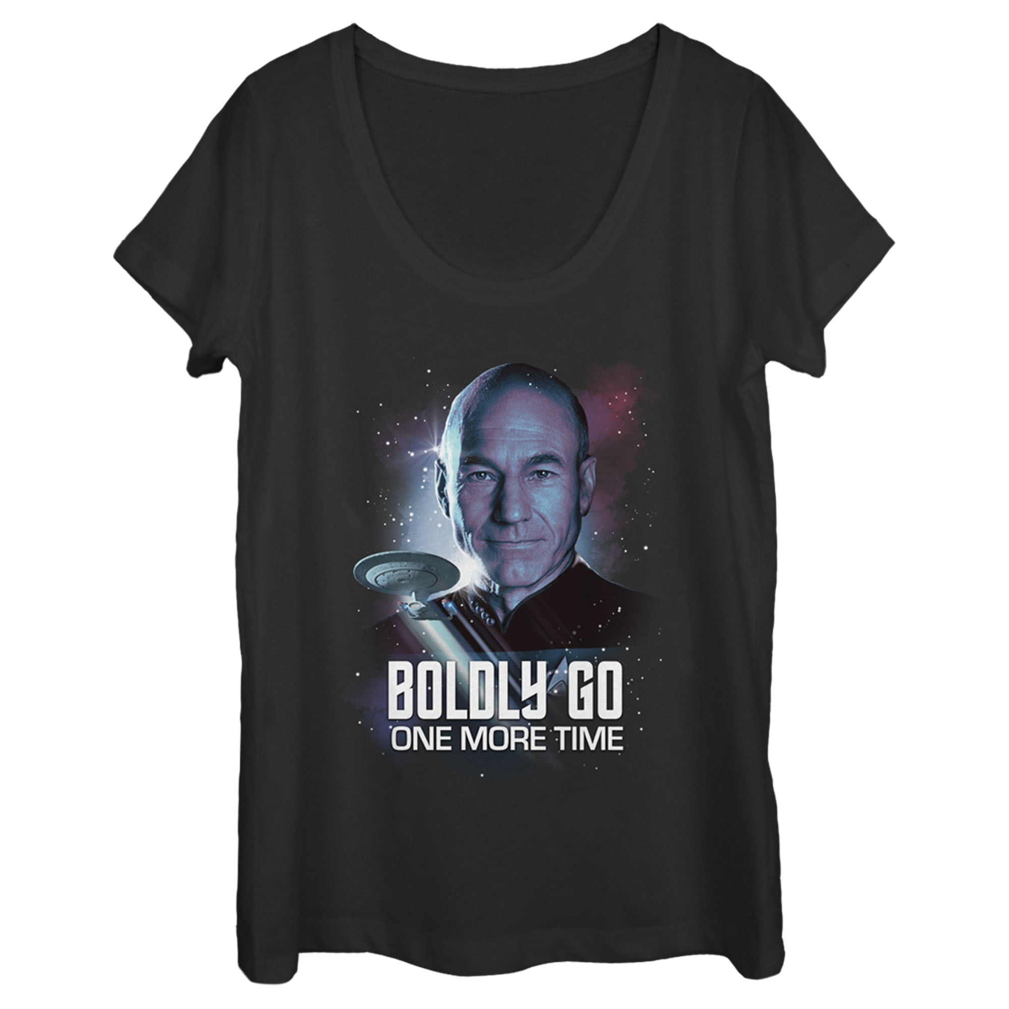 Women's Star Trek: The Next Generation Captain Picard Boldly Go One ...