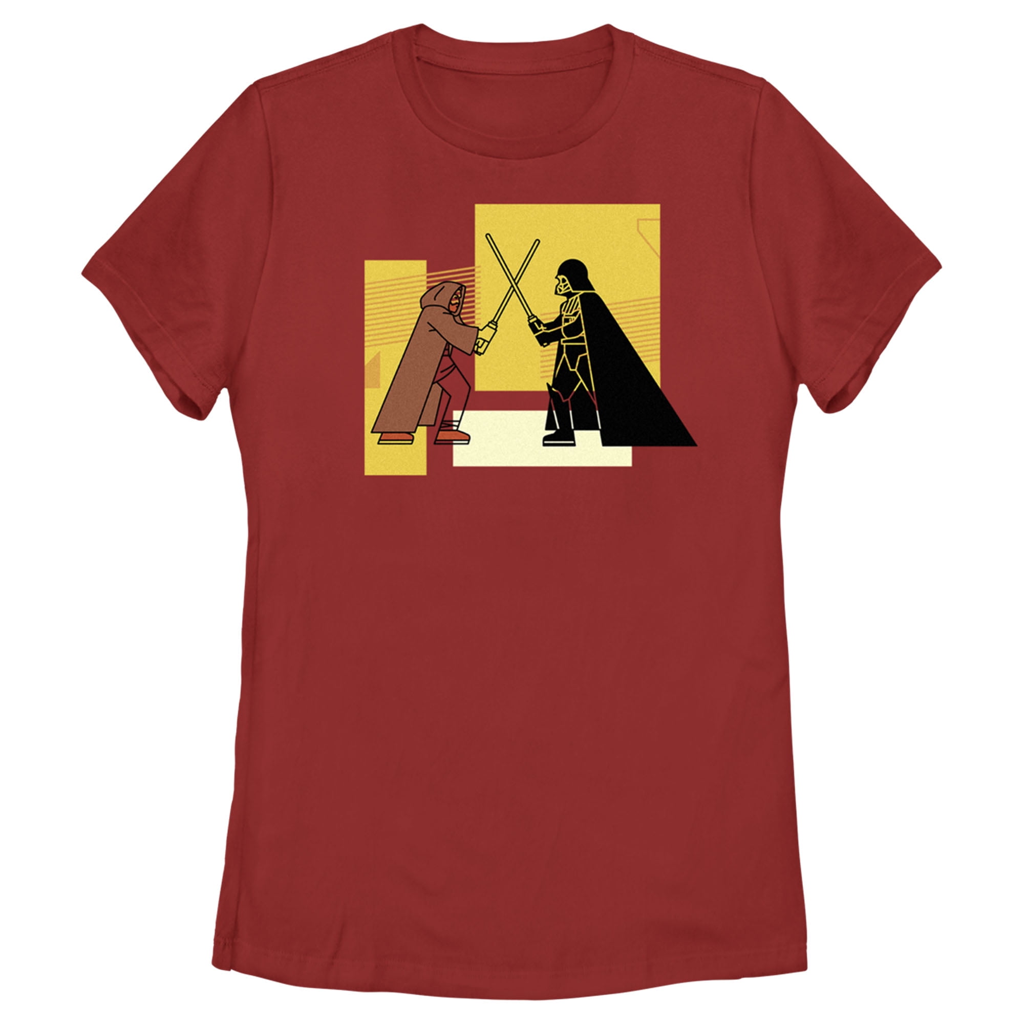 Women's Star Wars: Obi-Wan Kenobi Darth Vader Vs. Obi-Wan Kenobi Color ...