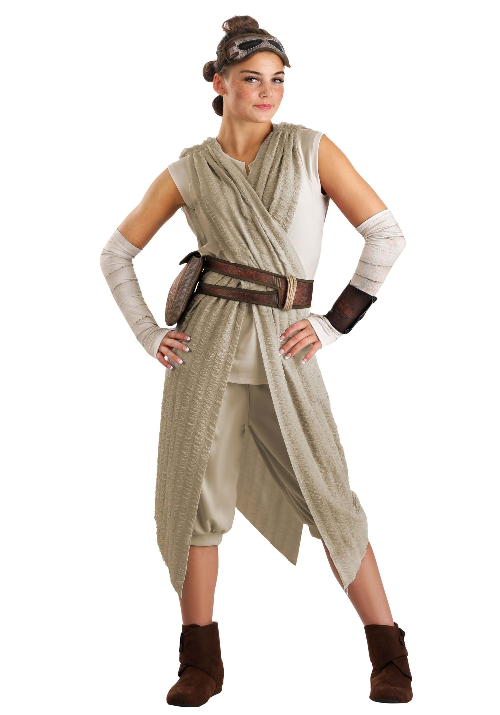 Women's Star Wars The Force Awakens Rey Costume - Walmart.com
